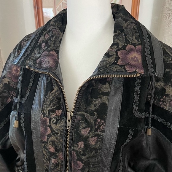 Alamo Uomo | Jackets & Coats | Vintage 8s Leather Patchwork Bomber ...